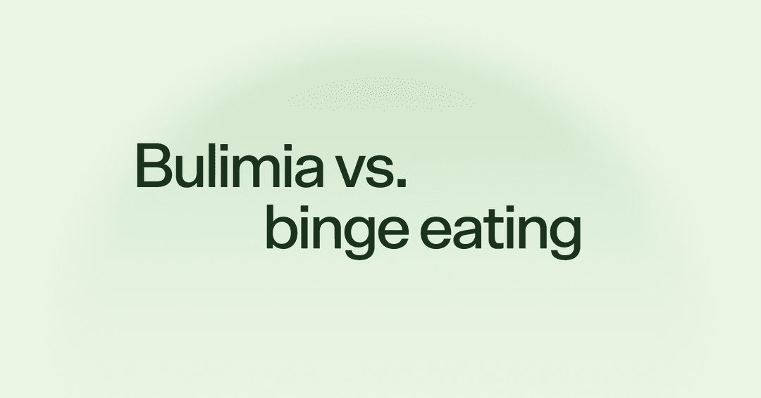 Bulimia vs. binge eating: How to tell the difference